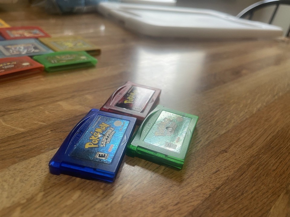 All Pokémon Gameboy & GBA Advance Authentic Games ((New Batteries)) All ...