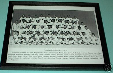 1975 PHILADELPHIA PHILLIES FRAMED B&W TEAM PRINT | eBay