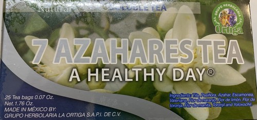 Te 7 Azahares Tila Pasiflora Azahar Valeriana Escamonea Toronjil 25 Tea ...