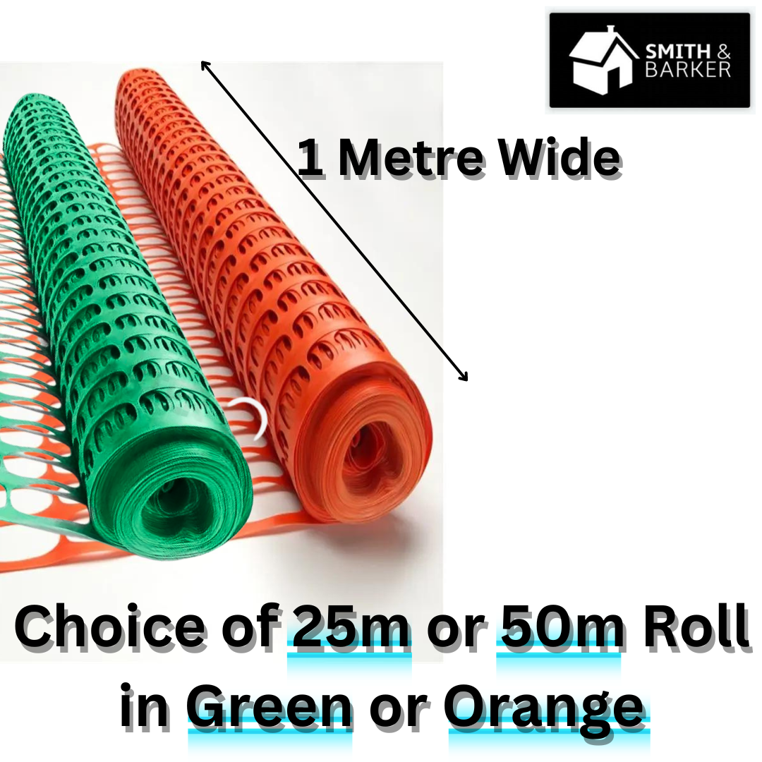 Barrier Fencing Mesh *PREMIUM* Heavy Duty Garden Plastic Fence Pins ...