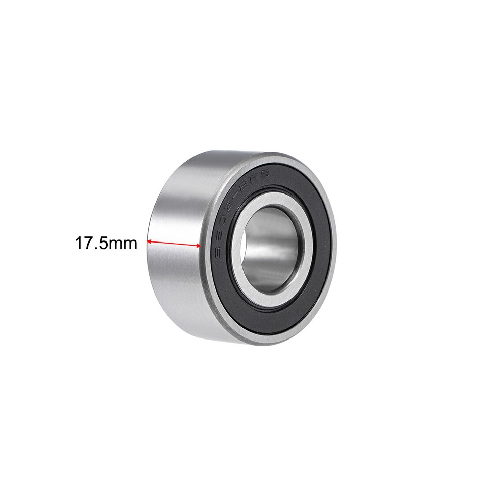 3203-2RS Angular Contact Ball Bearing 17x40x17.5mm Sealed Bearing 5203 ...