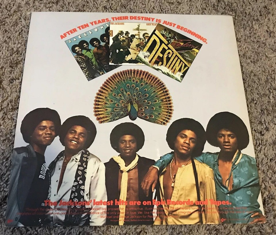 Vintage 1979 THE JACKSONS Jackson 5 Destiny World Tour Concert Program ...