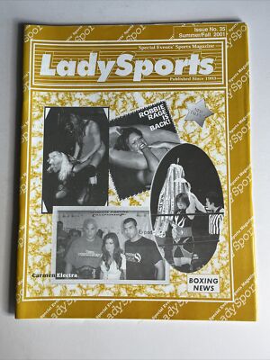 Lady Sports Women Female Wrestling Boxing Bodybuilding Magazine #35 ...