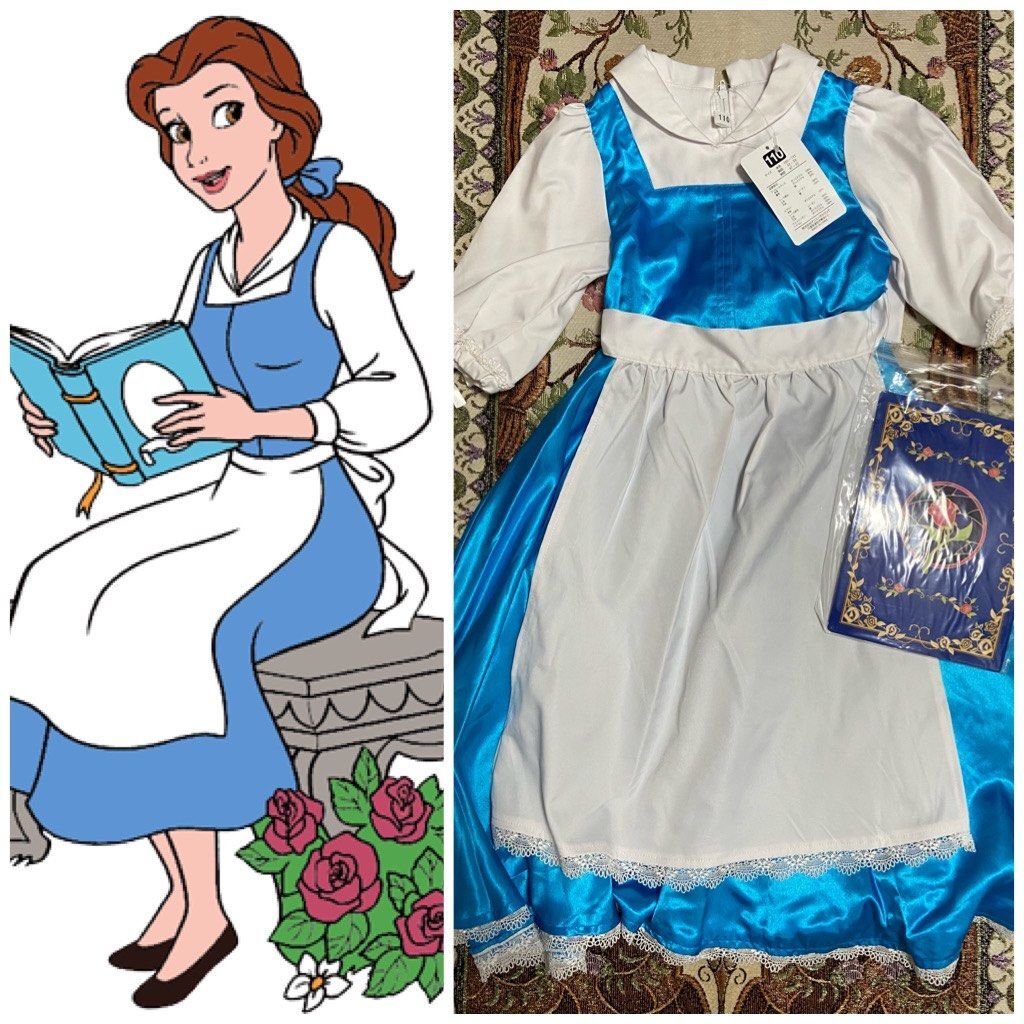 Belle Inspired Outfits Blue Princess Belle Blue Dress Costumes Beauty