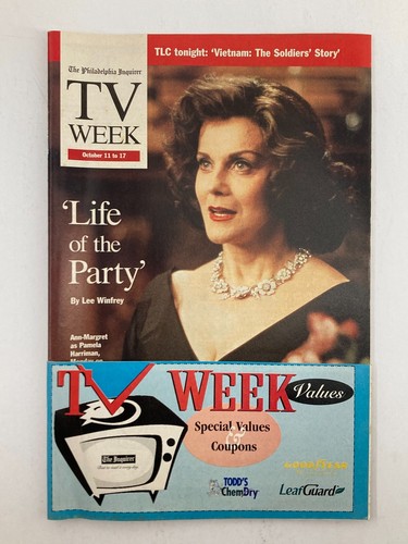 The Philadelphia Inquirer TV Week October 11 1998 Ann-Margret No Label ...