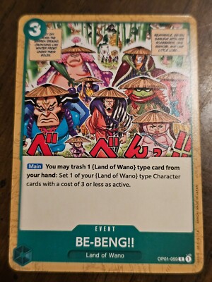 BE-BENG!! OP01-059 C Common Romance Dawn One Piece TCG | eBay