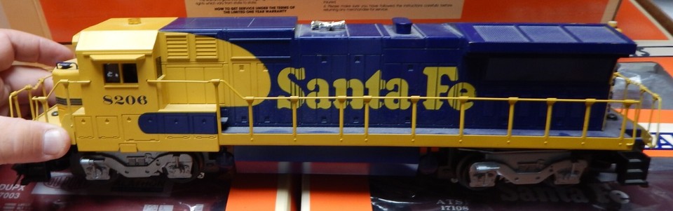 LIONEL 6-11713 SANTA FE 1990 TRAIN SET USED IN BOX DUSTY O SCALE | eBay