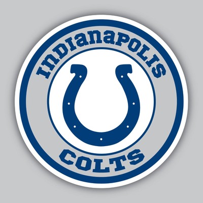 S53 Indianapolis Colts Logo NFL Football Premium Vinyl Sticker Decal 4 ...