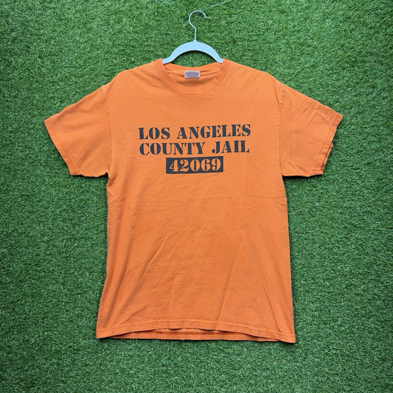 Vintage Los Angeles County Jail Shirt Mens Medium 420… - Gem