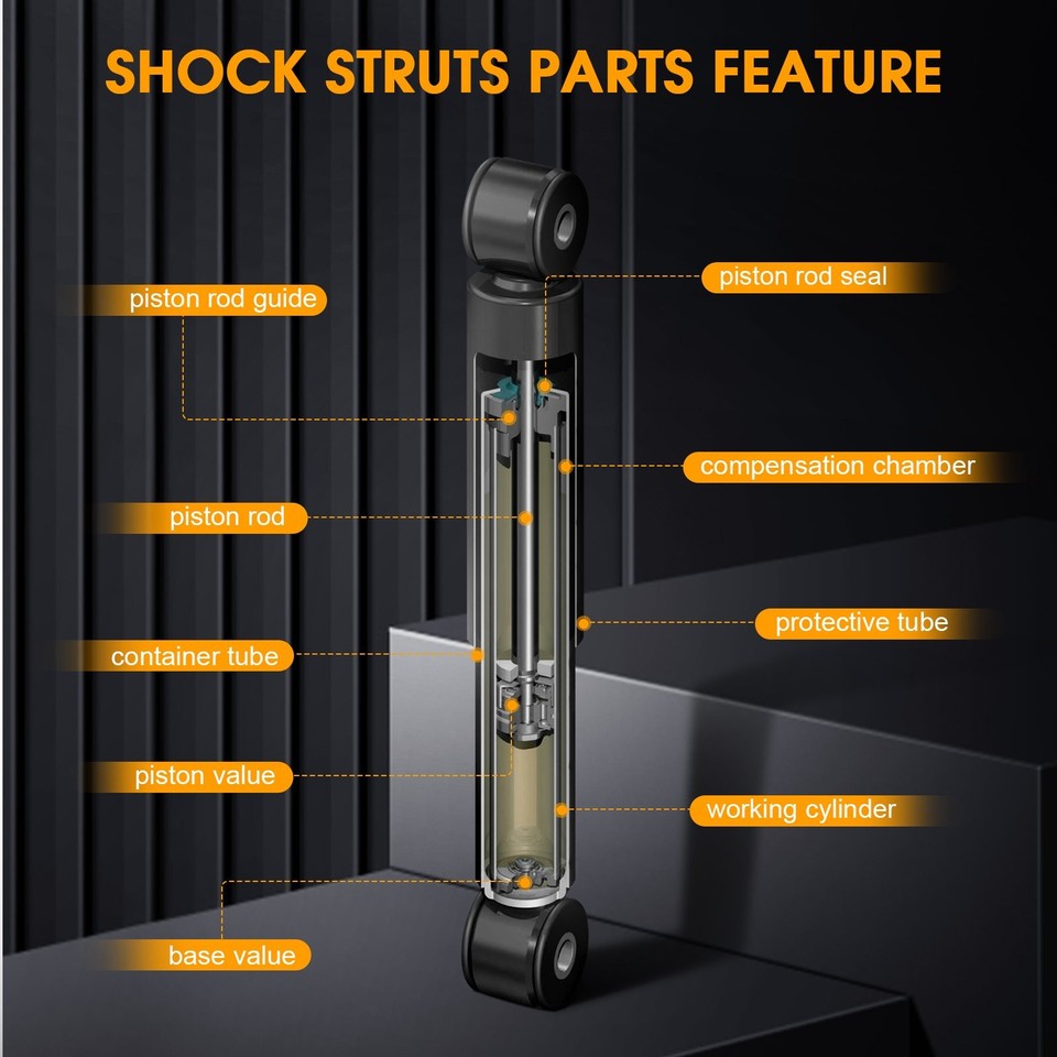 For Ford Edge 2011-2015 Front Struts Shocks Absorbers Suspension Mounts ...