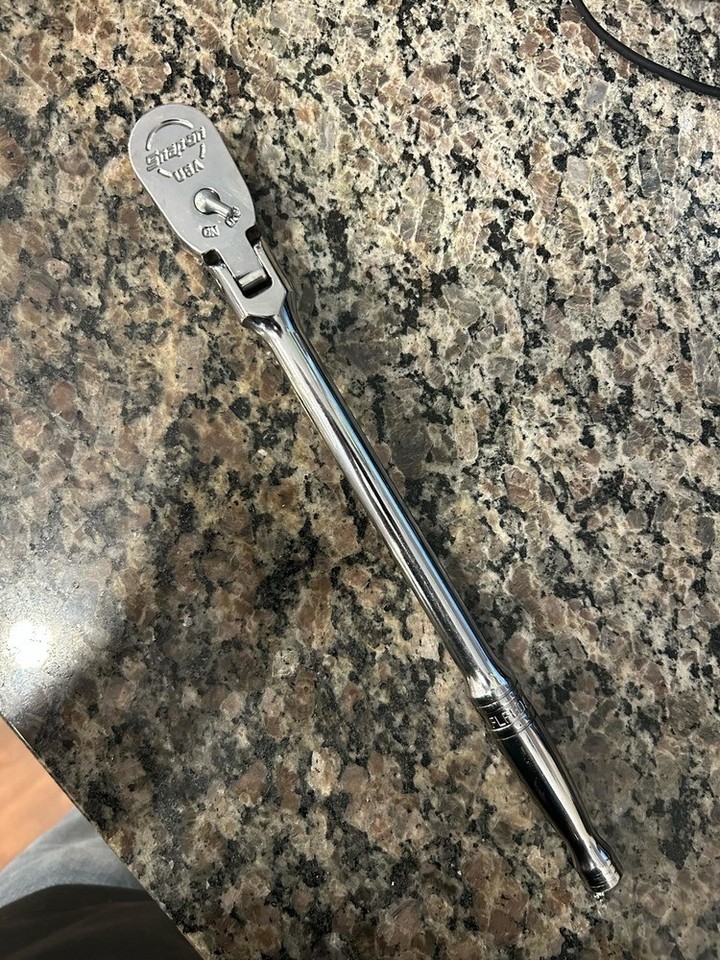 Snap-On FLF80A 3/8" Dual 80 Technology Long Handle Flex-Head Ratchet ...