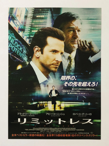 Limitless Poster Del Film Con Bradley Cooper, Robert De Niro E Abbie ...