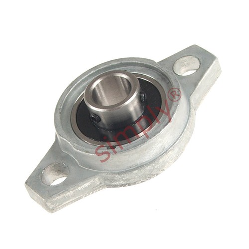 KFL004 Aluminium 2 Bolt Oval Bearing with Grub Screws 20mm Bore | eBay