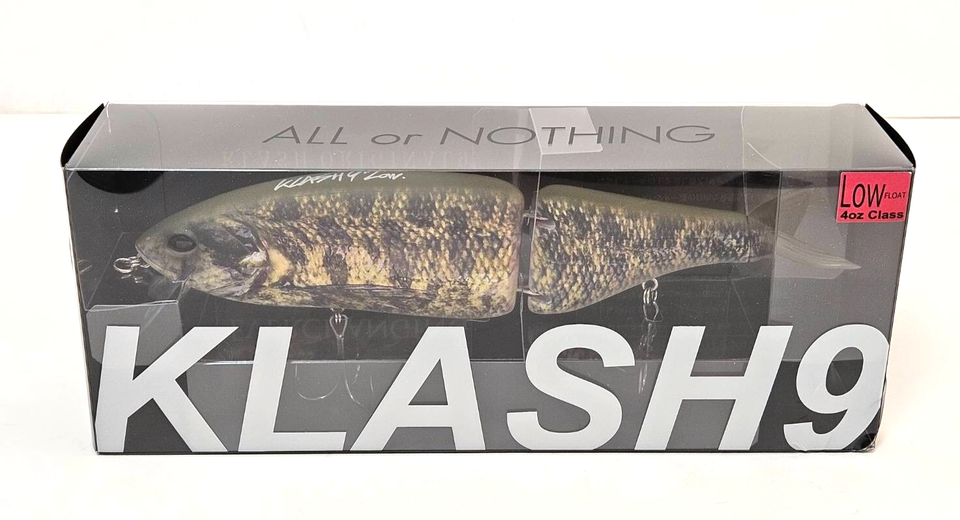 DRT KLASH 9 KLASH9 Low Float 4oz Low class Big Swimbait choose a color ...
