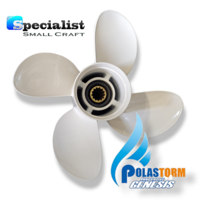 10 3/8(10.3) x 13 G PolaStorm 4 Blade Aluminium Propeller Yamaha Selva ...