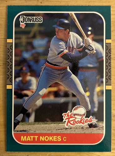 1987 Donruss Rookies Matt Nokes Baseball Card #12 High-Grade NM Tigers ...