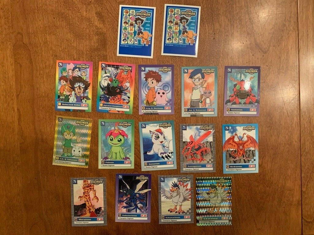 Bandai Digimon Holo Trading Card 16 Card Lot 34 T.K. Tokomon ...