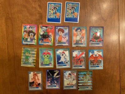 Bandai Digimon Holo Trading Card 16 Card Lot 34 T.K. Tokomon ...