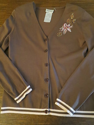Preowned Basler beautiful woman brown cardigan size 36 | eBay