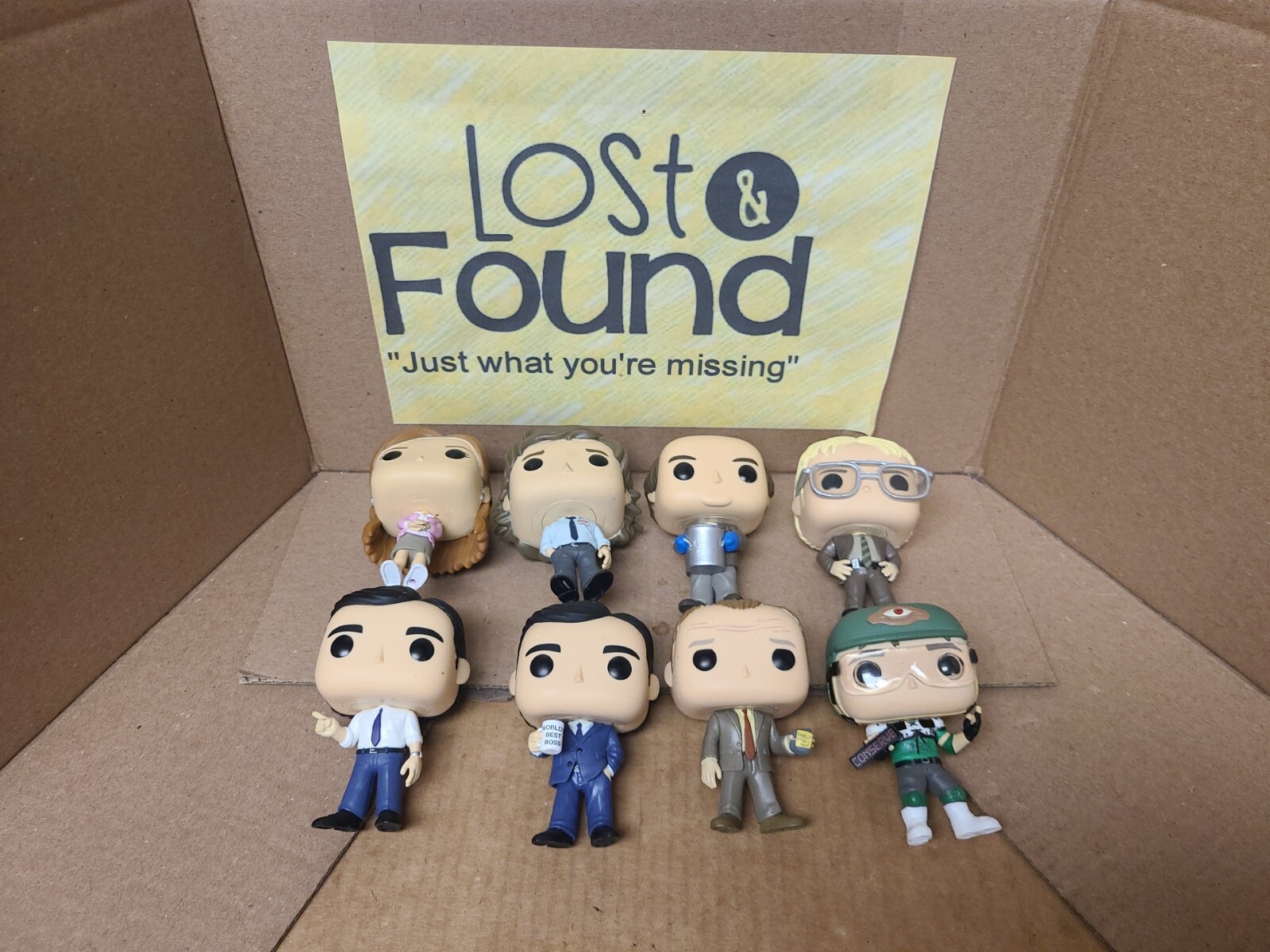 The Office: Funko Pop LOT of 8 Michael Scott Kevin Recyclopse Blonde ...