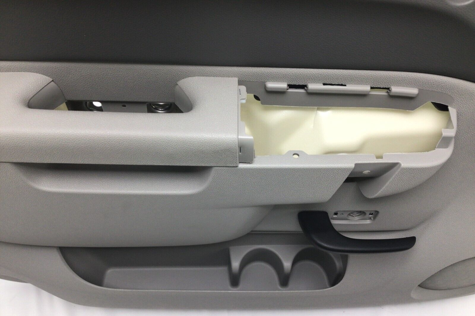 GMC Sierra Chevrolet Silverado Driver front Door Gray interior Trim ...