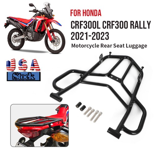 For Honda CRF300 CRF 300 Rally 2021-2022 Rear Luggage Cargo Rack w/Hand ...