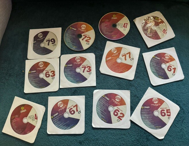 ZUMBA Fitness CD / DVD Discs Mega Mix / ZIN Instructor Network | eBay