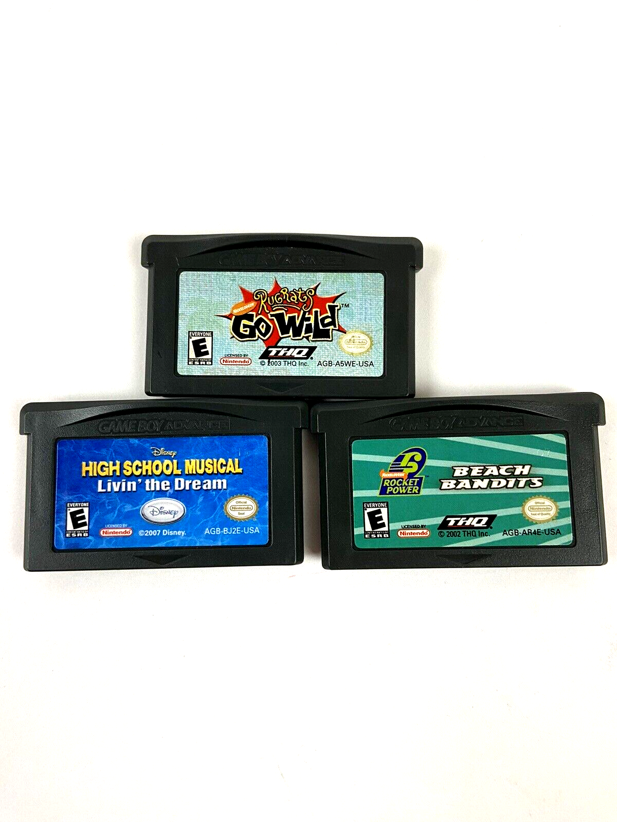 Lot of 3 Gameboy Advance Games GBA Tested Authentic Cartridges ...