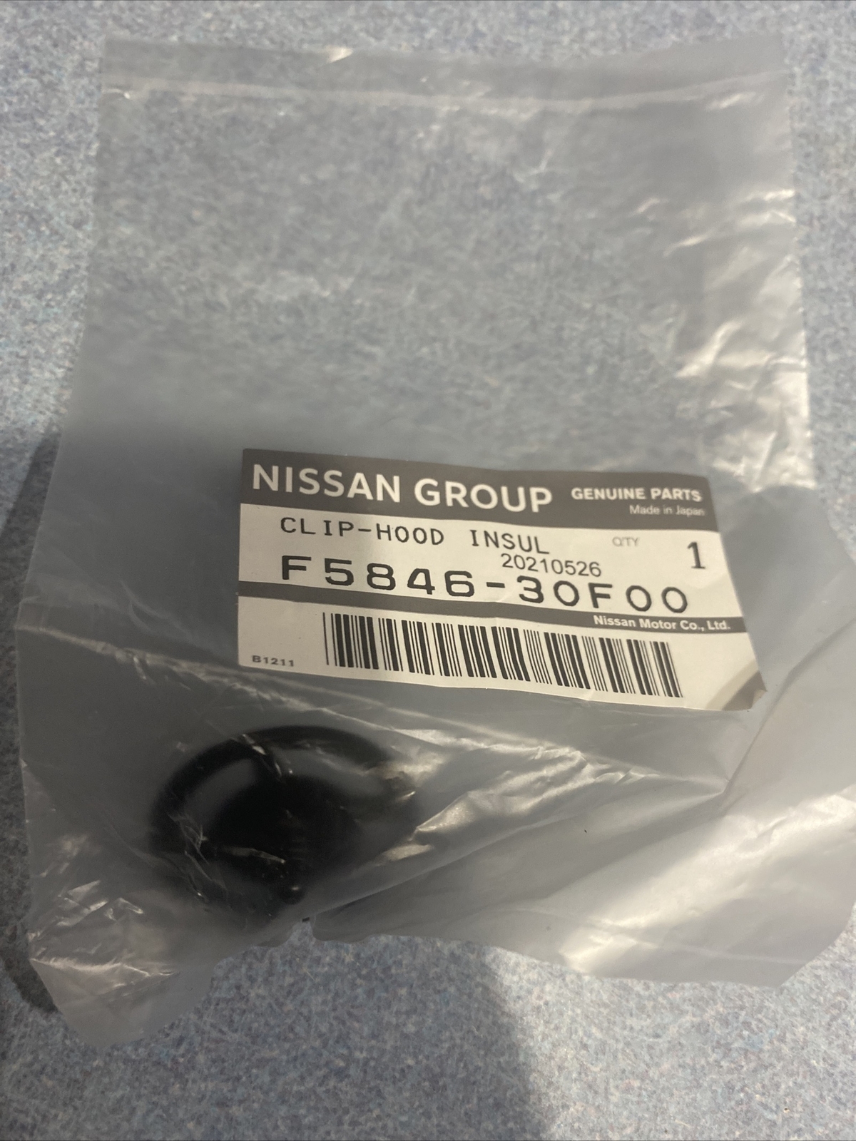 Nissan OEM Hood-insulator Insulation Pad Liner Clip 6584630f00 for sale ...