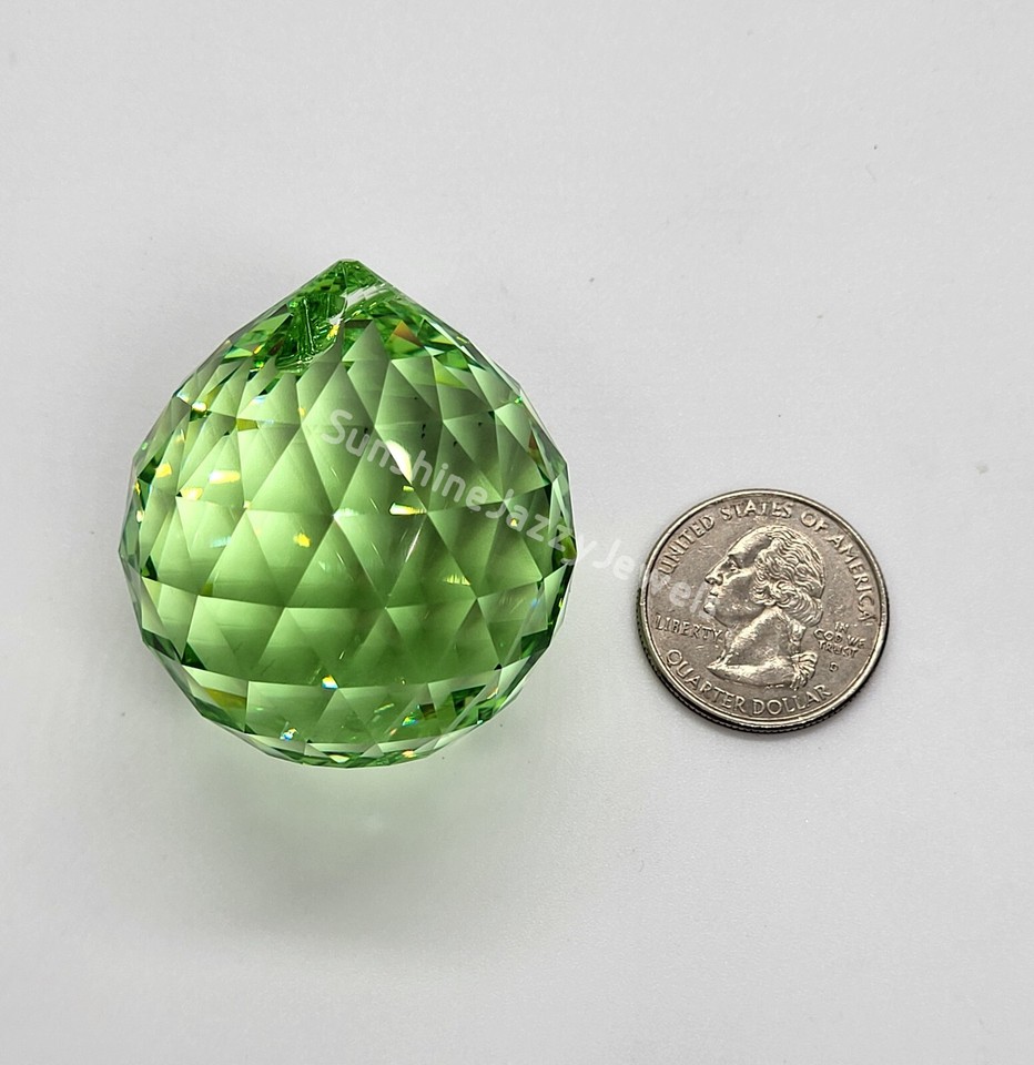 Swarovski Crystal Peridot 40mm Ball 8558 Prism/ Suncatcher; Strass ...