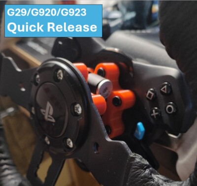 Logitech G29/G920/G923 Quick Release System Mod - 3D print, Easy ...