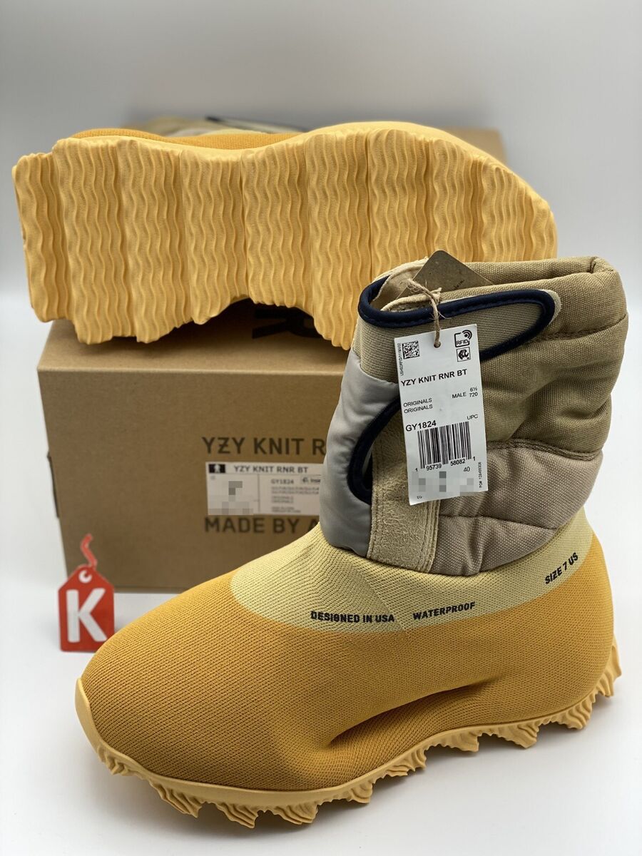 Adidas Yeezy Knit RNR Boot Sulfur 🔥 GY1824 Men Size11 Adidas Yeezy Knit RNR Boot Sulfur 🔥 GY1824 Men Size11
