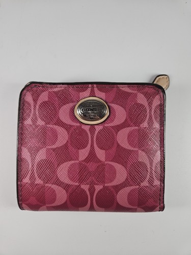 Coach Wallet Women Peyton Dream Burgundy | eBay