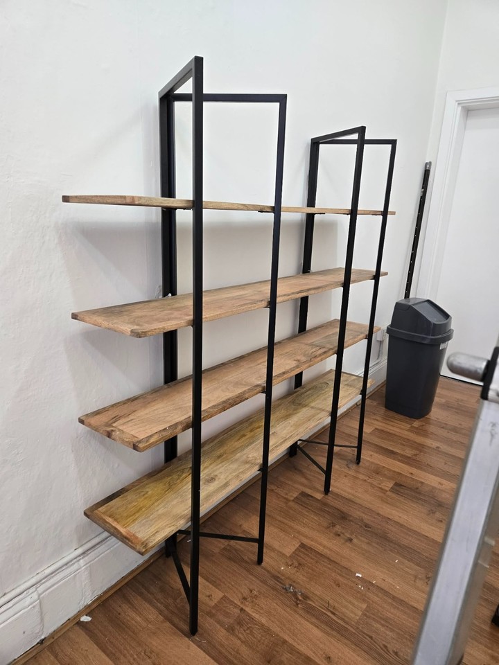 Shelves/display units - Metal Framed Shelves/Display unit with wooden ...