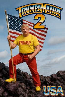 WWE TRUMPAMANIA 2 - 24”x36” POSTER PRINT - PRESIDENT DONALD TRUMP | eBay