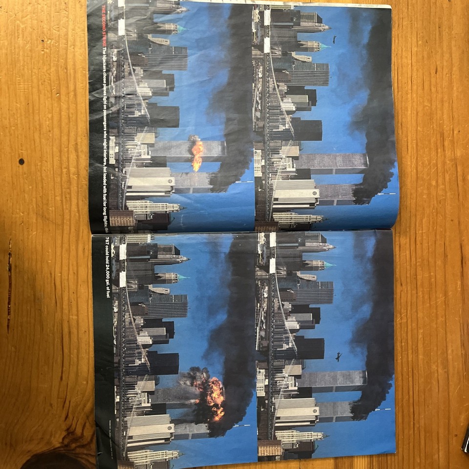 Time Magazine 9/11 September 11 2001 World Trade Center Twin Towers ...