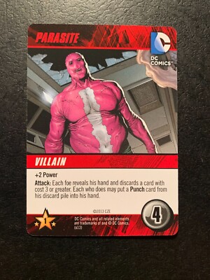 PARASITE Villain Card DC Comics Deck Building Game HEROES UNITE 2013 | eBay