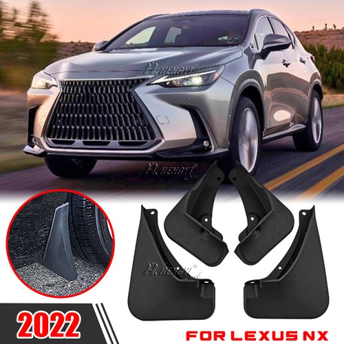 4PCS Front Rear Mud Flap Splash Guards Mudguard Fender For Lexus NX ...
