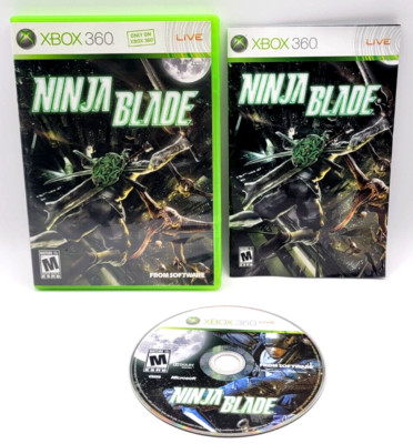 NINJA BLADE XBOX 360 GAME CIB COMPLETE IN BOX FROM SOFTWARE ...