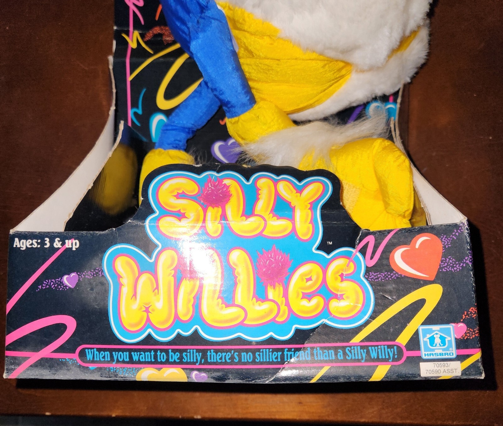 VINTAGE HASBRO Hallmark SILLY WILLIES NYLON PLUSH 80S RARE New "U So ...