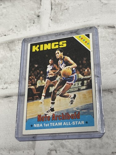 1975-76 Topps Set-Break #15 Nate Archibald NM NRMT NR-MINT Near Mint ...