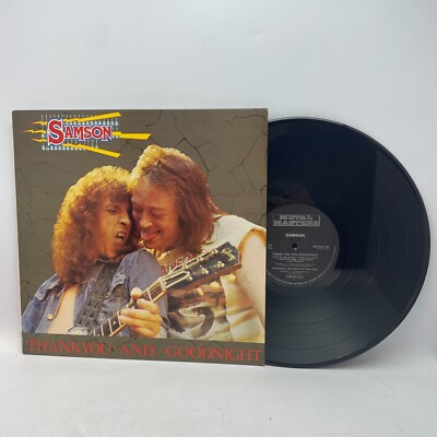 Samson Thank You And Goodnight Vinyl LP OG UK 1985 Press VG++/VG++ ...