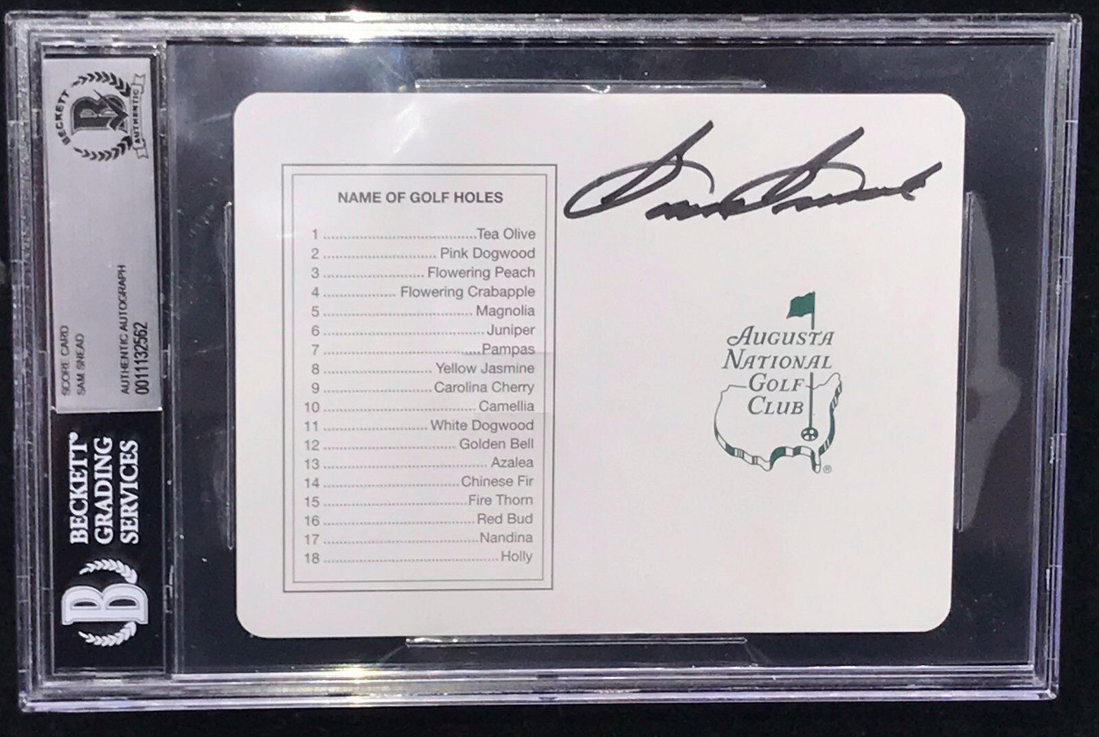 Sam Snead Autographed Memorabilia | Signed Photo, Jersey, Collectibles ...