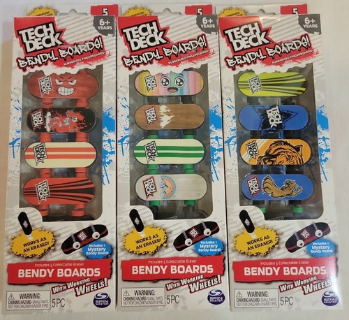 Tech Deck Bendy Boards Collectable Eraser Fingerboard Mountains ...