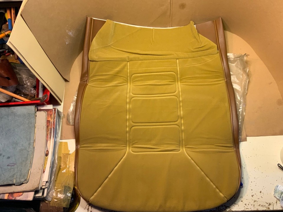 reliant robin super mk1 front seat part No.25499 interior cover squab ...