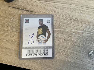 Panini Rookie Premiere Next Day Autograph Devante Parker | eBay