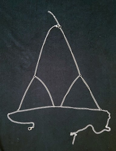 Open Cup Chain Bra, Open Bra, Open Lingerie, Non Piercing Nipple ...