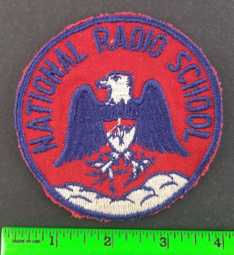 Vintage National Radio School Eagle Patch | eBay