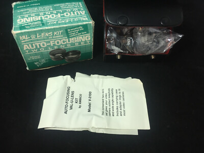 AMBICO Auto Focusing Lens Set 1.5 X Telephoto .5 X Wide Angle V-3100 | eBay