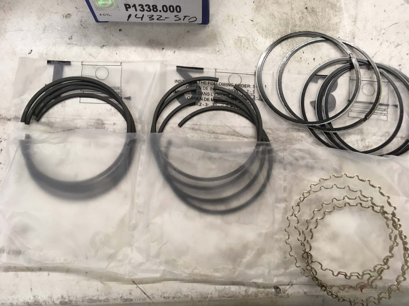 FITS MG MGB 1798cc 80.25mm 1965-80 PISTON RING SET 021-1432-STD W/3 ...